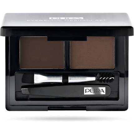 Wholesale PUPA Milano Eyebrow Design Set 1.1g Dark Brown - Qogita