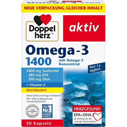Wholesale Doppelherz Omega-3 1400 High-Dose Omega-3 Concentrate with ...