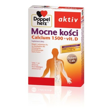 Wholesale Doppelherz Active Strong Bones 30 Tablets Calcium and Vitamin ...