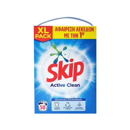 Wholesale Skip Powder Laundry Detergent Active Clean For 50 Washes - Qogita