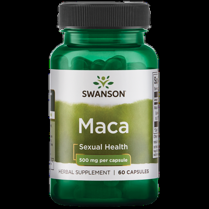 Wholesale Swanson Maca 500mg Herbal Supplement 60 Capsules - Qogita