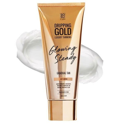Wholesale Dripping Gold Selftanning Cream Lightmedium Glowing Steady ...